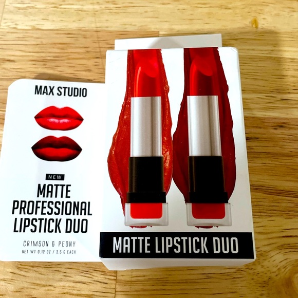 Max Studio | Makeup | Max Studio Matte Lipstick Duo Nib 2 Shades | Poshmark